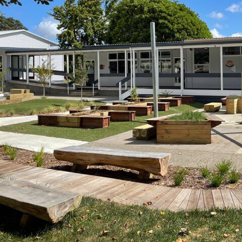Onewhero Area School - Playscape